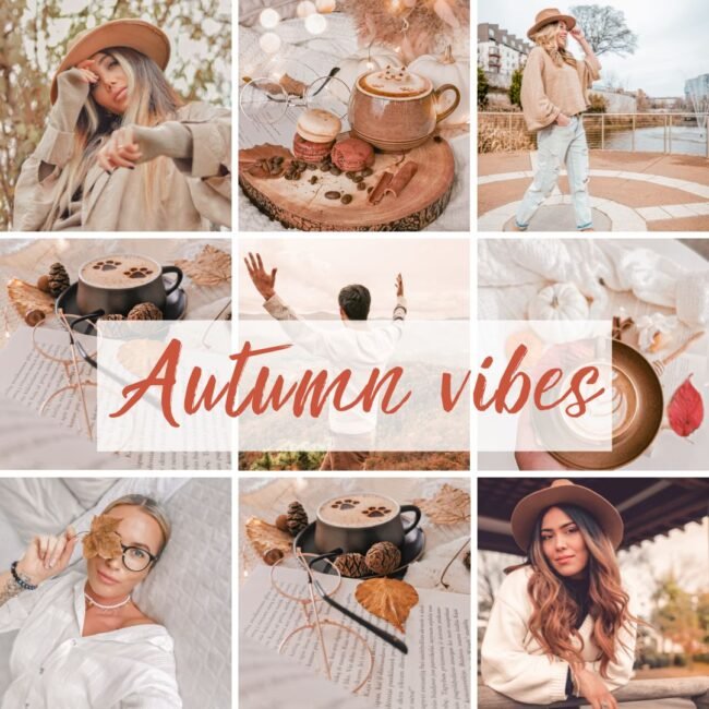 Autumn vibes - Stilingi presetai